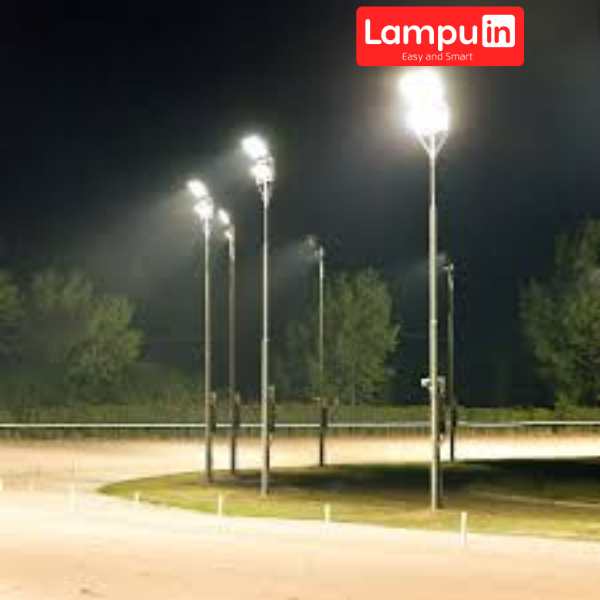 Tiang Lampu Sorot - Solusi Pintar Untuk Lampu PJU,Smart Pole dan Smart City